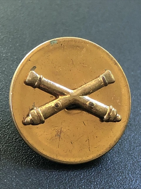 WW2 WWII US Military Army Artillery Collar Disk Disc DUI Uniform Unit ...