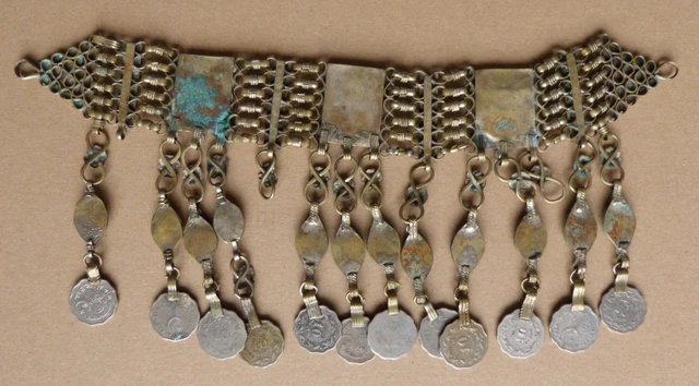 BIJOUX ETHNIQUE ARABE Maghreb colonial bijou ancien breloque pendentif ...
