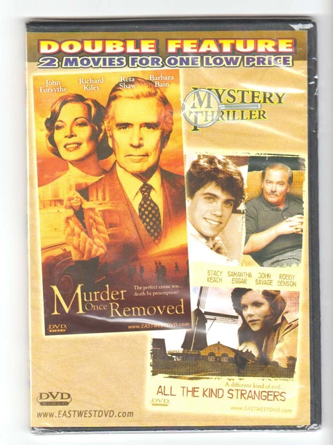 DOUBLE FEATURE DVD Murder Once Removed/ All The Kind Strangers -New $5. ...