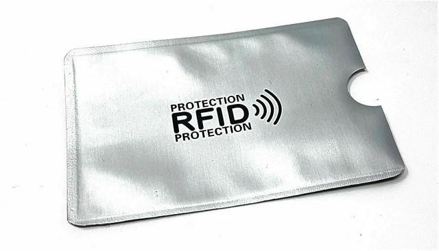 RFID BANK CARD Blocking Contactless Debit Credit Protector Holder ...
