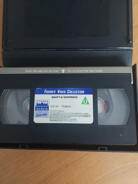 VINTAGE VHS VIDEO Cassette. Thames Video Collection " Sooty & Superdog ...