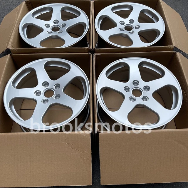 19& FORGED OLD School Silver Wheels Rims Fit Porsche 911 997 Narrow ...