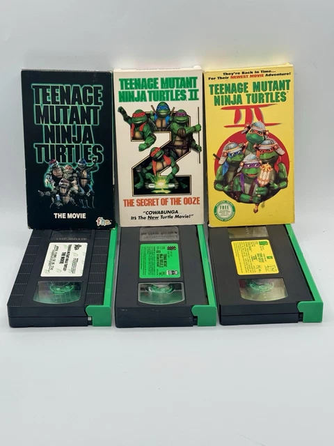 CUSTOM TEENAGE MUTANT Ninja Turtle (TMNT) VHS Set 1, 2, & 3 £15.89 ...