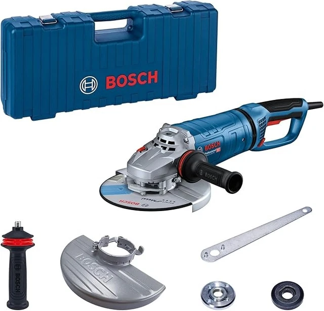 BOSCH PROFESSIONAL WIRE Angle Grinder GWS 27-230 PR (2,700W Power £349. ...