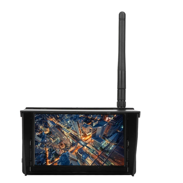 WIRELESS RECEIVER MONITOR+5.8G FPV Monitor 4.3 Inch 48CH 480 X 22 LCD X ...