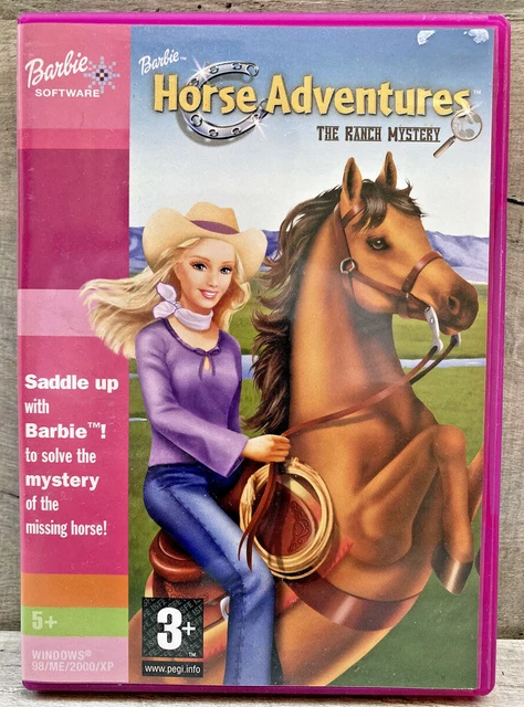 BARBIE HORSE ADVENTURES The Ranch Mystery Windows PC DVD-Rom Video Game ...