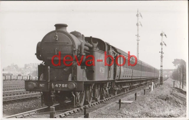 RAILWAY PHOTO LNER N2 4758 New Southgate 1936 Gresley 0-6-2T Loco £3.75 ...