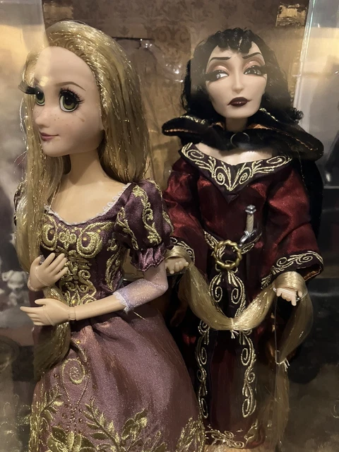 DISNEY STORE Limited Edition Rapunzel & Mother Gothel Tangled Dolls £160.00 - PicClick UK