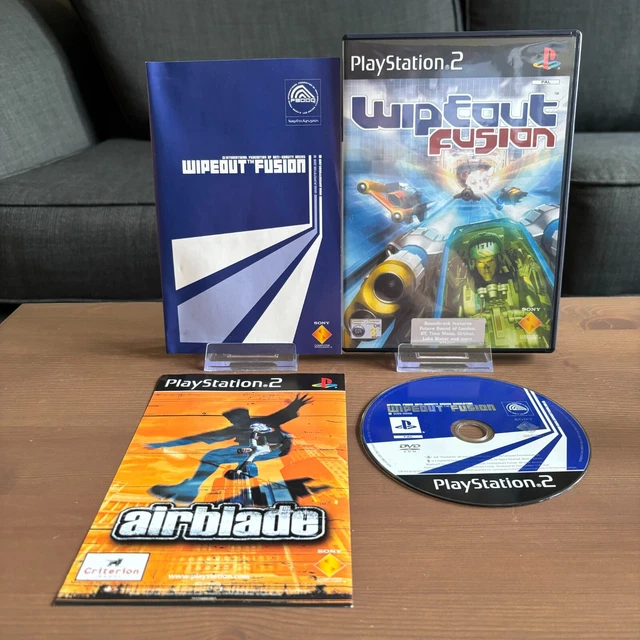 WIPEOUT FUSION (2002) PAL *Near Mint* Sony PS2 Original Box *Disc ...