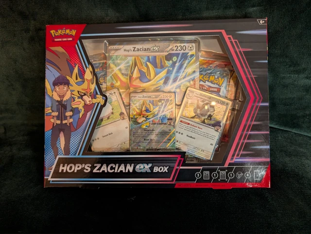 POKÉMON TCG: HOP’S Zacian ex Box - New £21.52 - PicClick UK