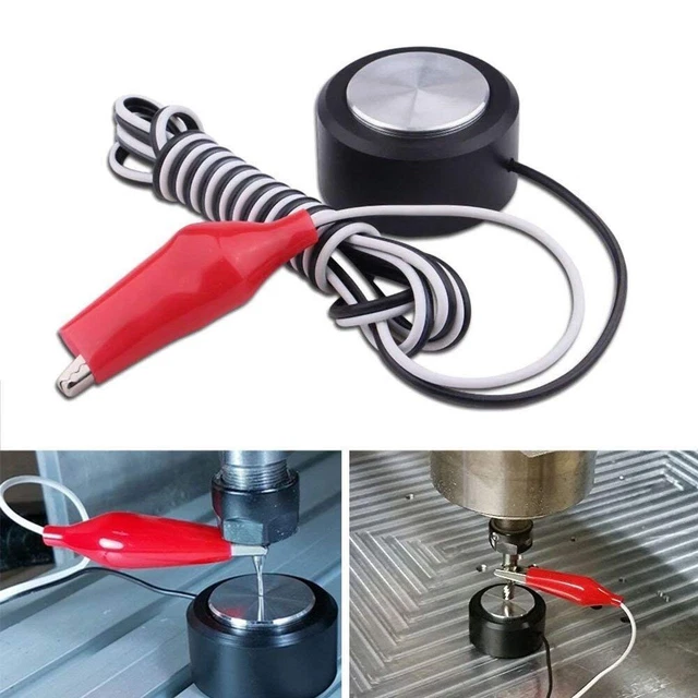 CNC-Z-AXIS TOOL SETTING Touch Plate Probe Mach3 Router Mill 2 Pin Cable ...