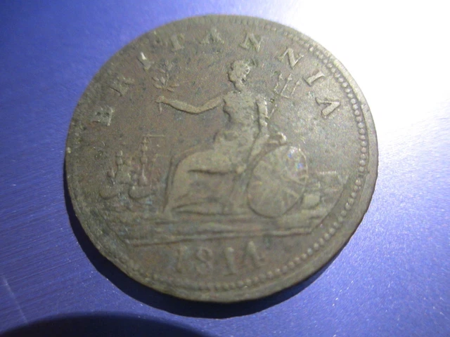 1814 BRITANNIA HALIFAX NOVA SCOTIA BROKE Token Coin- See Photos! $11.04 ...