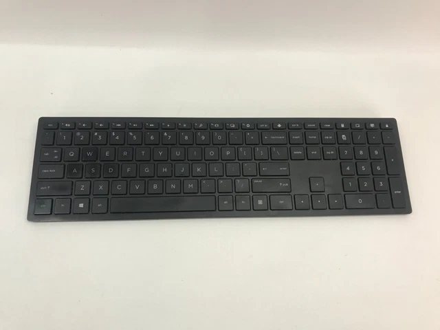 HP WIRELESS KEYBOARD 928924-001 black missing dongle $10.00 - PicClick