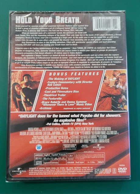 DAYLIGHT(1996) - DVD - Bonus Features - Collectors Edition - Stallone ...