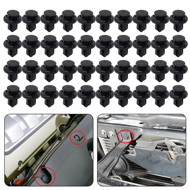 PACK DE 40 attaches durables en nylon pour garniture Honda et baie ...