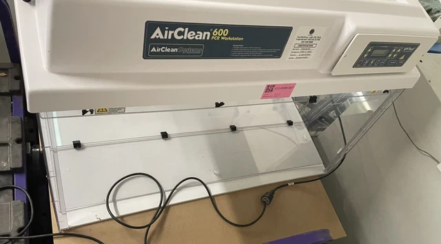 AIR CLEAN SYSTEMS 600 PCR Workstation AC648LFUVC with UVTect Controller ...