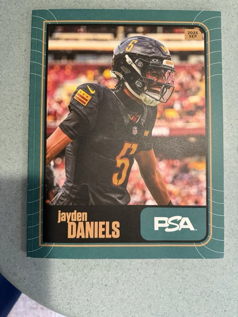 PSA MAGAZINE SEPTEMBER 2025 Jayden Daniels SP + PSA 10/10 DAY Ticket ...