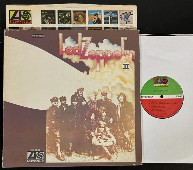 LED ZEPPELIN II-ORIGINAL 1969 US LP-2 Sided RL-Bob Ludwig "Hot" Mix ...