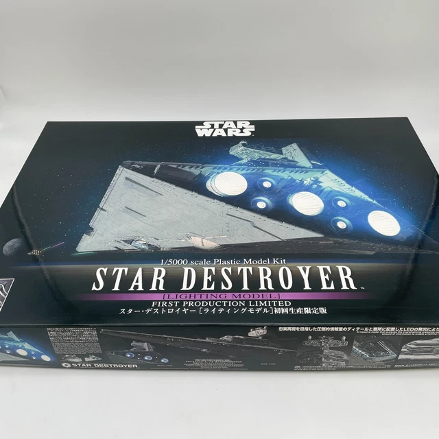 PLASTIC MODEL 1/5000 Star Destroyer Writing Model First Press Limited ...