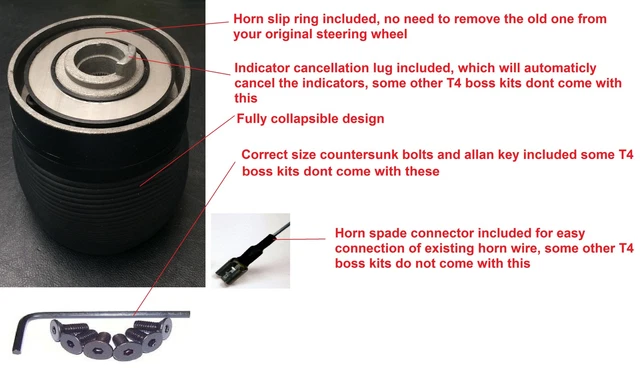 SNAP OFF BOSS Kit Moyeu Adaptateur Pour VW Golf MK1 MK2 Gti 1303 Audi ...