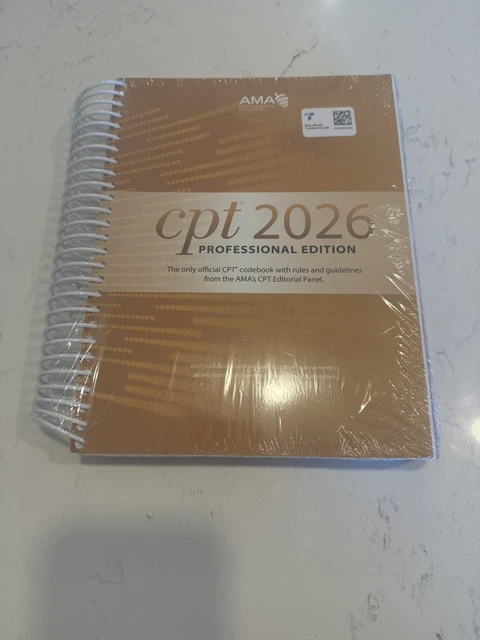 CPT 2026 PROFESSIONAL Edition Spiral Bound by AMA, New £96.24 - PicClick UK