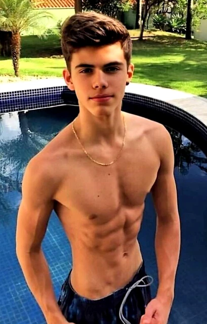 Shirtless Male Handsome Pool Swimmer Young Jock Beefcake Hunk Photo 4x6