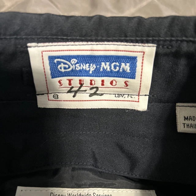 VINTAGE RARE MGM Studios Hollywood Disney Cast Member Uniform Trench ...