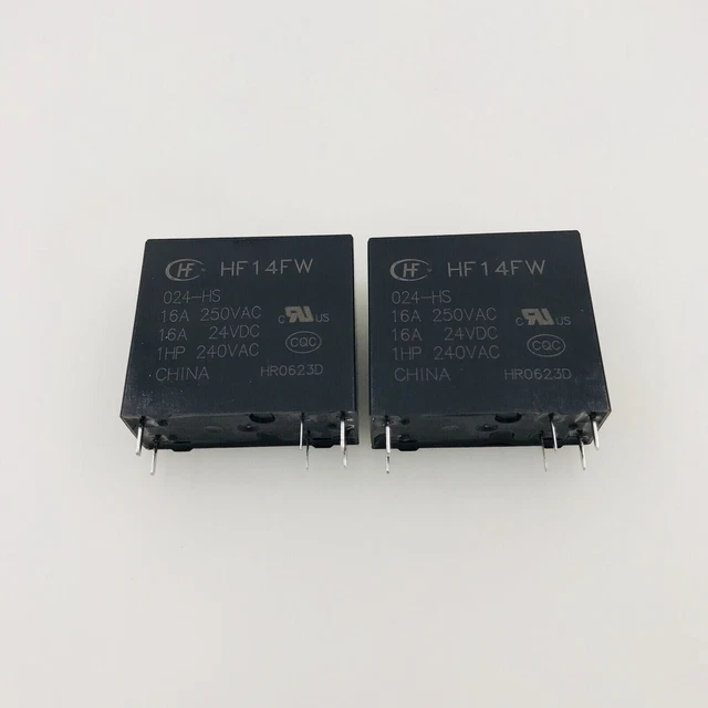 1PC NEW HF14FW-024-HS Hongfa Power Relay 24VDC 16A 250VAC 6 Pins EUR 10 ...