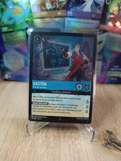 CARTE DISNEY LORCANA - Chapitre 2 - Gaston - Rare - 147/204 - FOIL EUR 4,00 - PicClick IT