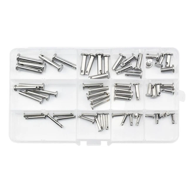 CONSTRUCTION CLEVIS PINS with Hole Location Pin Assortment Kit Flat ...