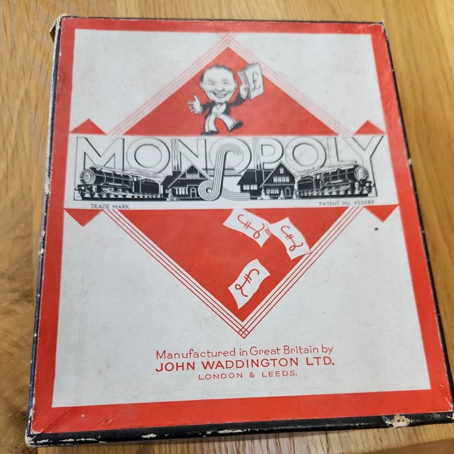VINTAGE 1930S-1940S MONOPOLY Board Game original £25.16 - PicClick UK