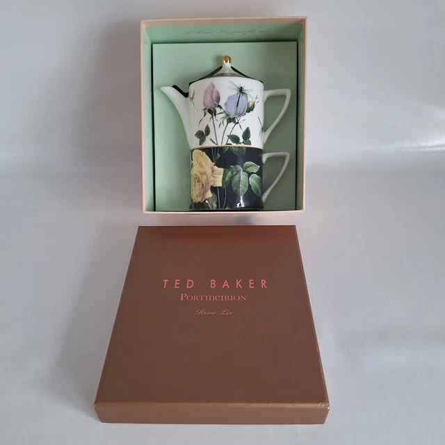 TED BAKER PORTMEIRION Rosie Lee Tea For One Fine Bone China Teapot And ...