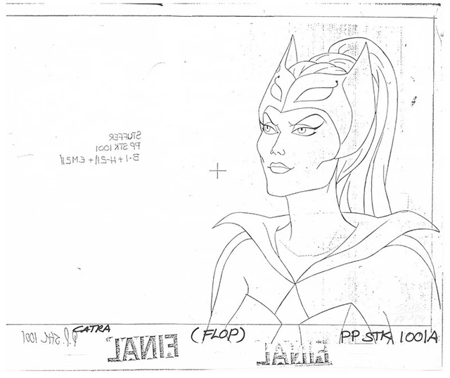 HE-MAN/SHE-RA MASTERS OF the Universe CATRA layout reference £8.00 ...