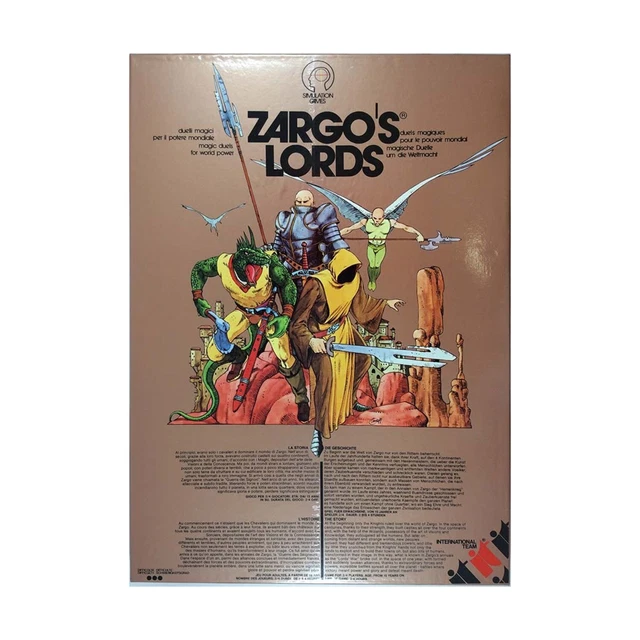 BOÎTE DES SEIGNEURS De Zargo Du Jeu De Guerre International VG+/NM EUR ...