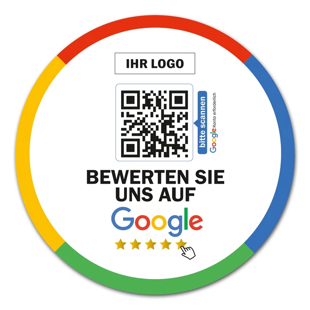 SOCIAL MEDIA STICKERS with QR Code Company Personalized - Google 04 £8. ...