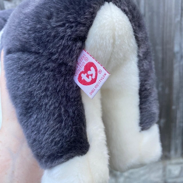 11& TY HUSKY soft toy beanie buddy plushie retro 2000s £12.00 - PicClick UK