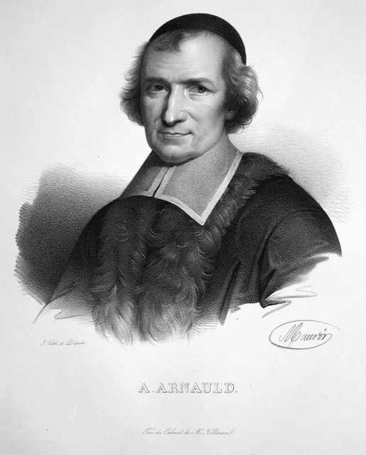 ANTOINE ARNAULD PHILOSOPHE Philosopher Lithographie Maurin Portrait EUR ...