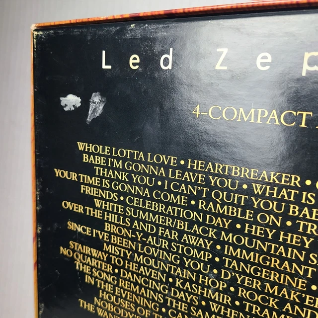 LED ZEPPELIN [BOX Set] [Box] by Led Zeppelin (CD, Oct-1990, 4 Discs ...