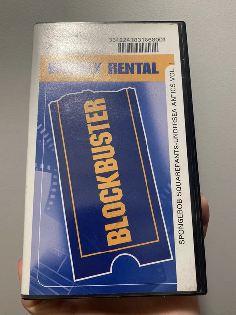 SPONGEBOB UNDERSEA ANTICS Blockbuster/Kidmongous VHS £38.50 - PicClick UK
