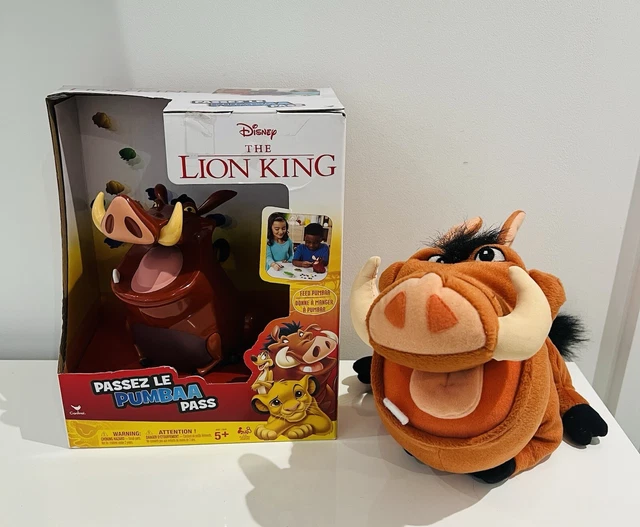 THE LION KING Disney Pumbaa Pass Game & Plush Soft Toy Spin Master £11. ...