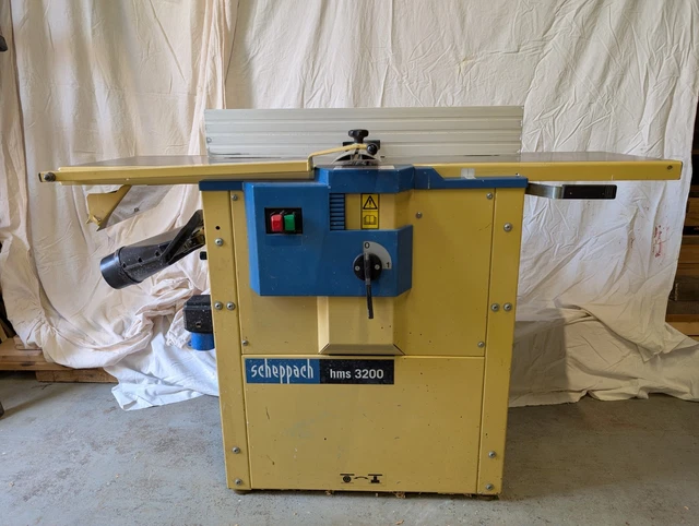 SCHEPPACH HMS 3200 12inch Planer Thicknesser 240V with wheel assembly ...