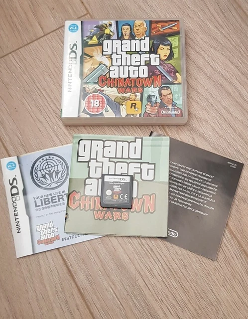 GRAND THEFT AUTO GTA: Chinatown Wars Nintendo DS - buon manuale inc e ...