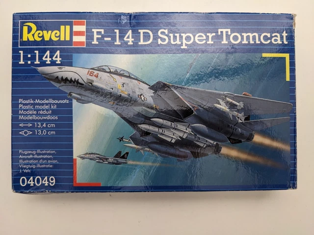 VINTAGE REVELL MODEL Kit 04049 F-14 D Super Tomcat £4.99 - PicClick UK