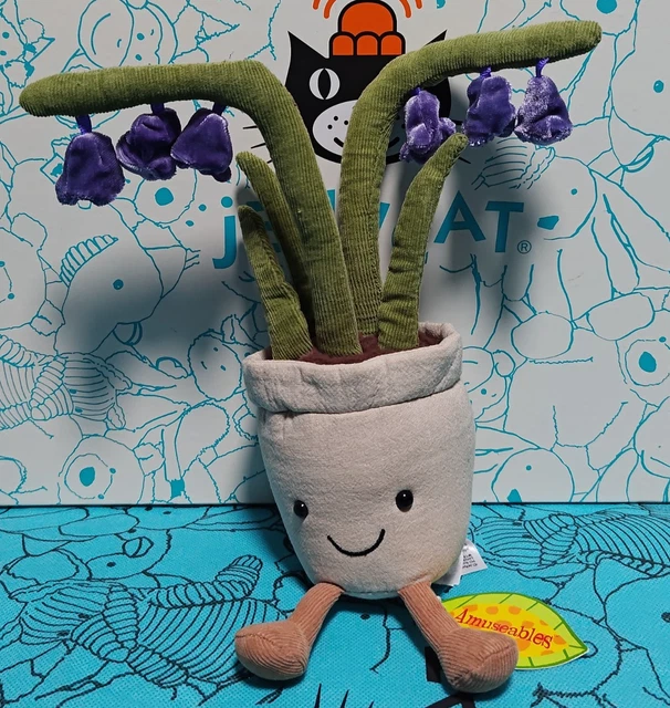 JELLYCAT AMUSEABLE BLUEBELL Plant Pot BNWT £75.00 - PicClick UK