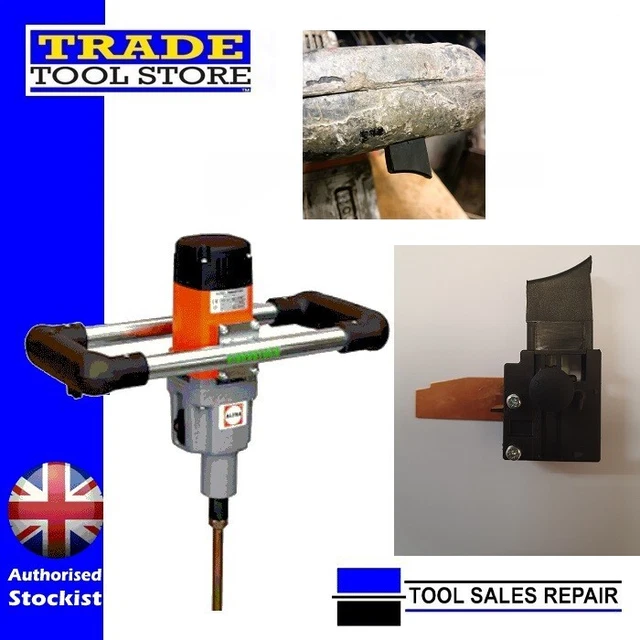 ALFRA EIBENSTOCK PLASTER Mixer Trigger Switch - 110v - (Modified to Fit ...