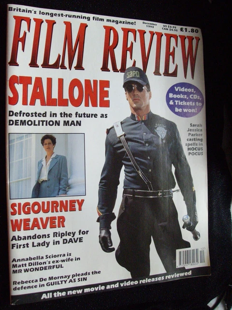 FILM REVIEW:DEC 1993:SYLVESTER Stallone/Sigourney Weaver/Sarah Jessica ...