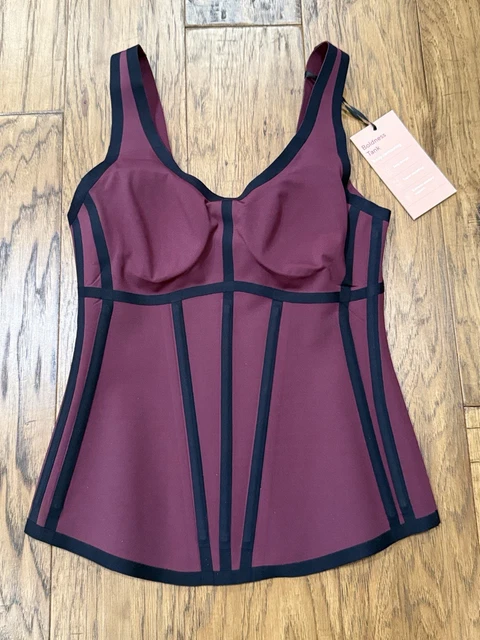 HONEYLOVE BOLDNESS CONTOURING Tank Corset Shaper Top Small in Fig Color ...