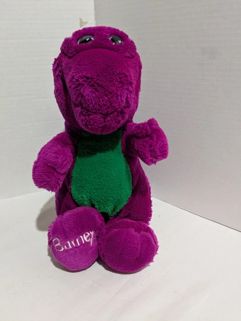 BARNEY THE PURPLE Dinosaur Stuffed Plush Toy Vtg 1992 Lyons Group ...
