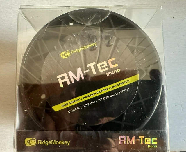 RIDGE MONKEY RM-TEC Mono Green 15Ib 1000mtr £8.00 - PicClick UK