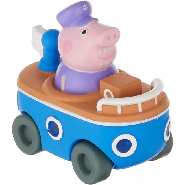 PEPPA PIG NONNO PIG Auto Blu Nave Plastica Action Figure Avventure ...